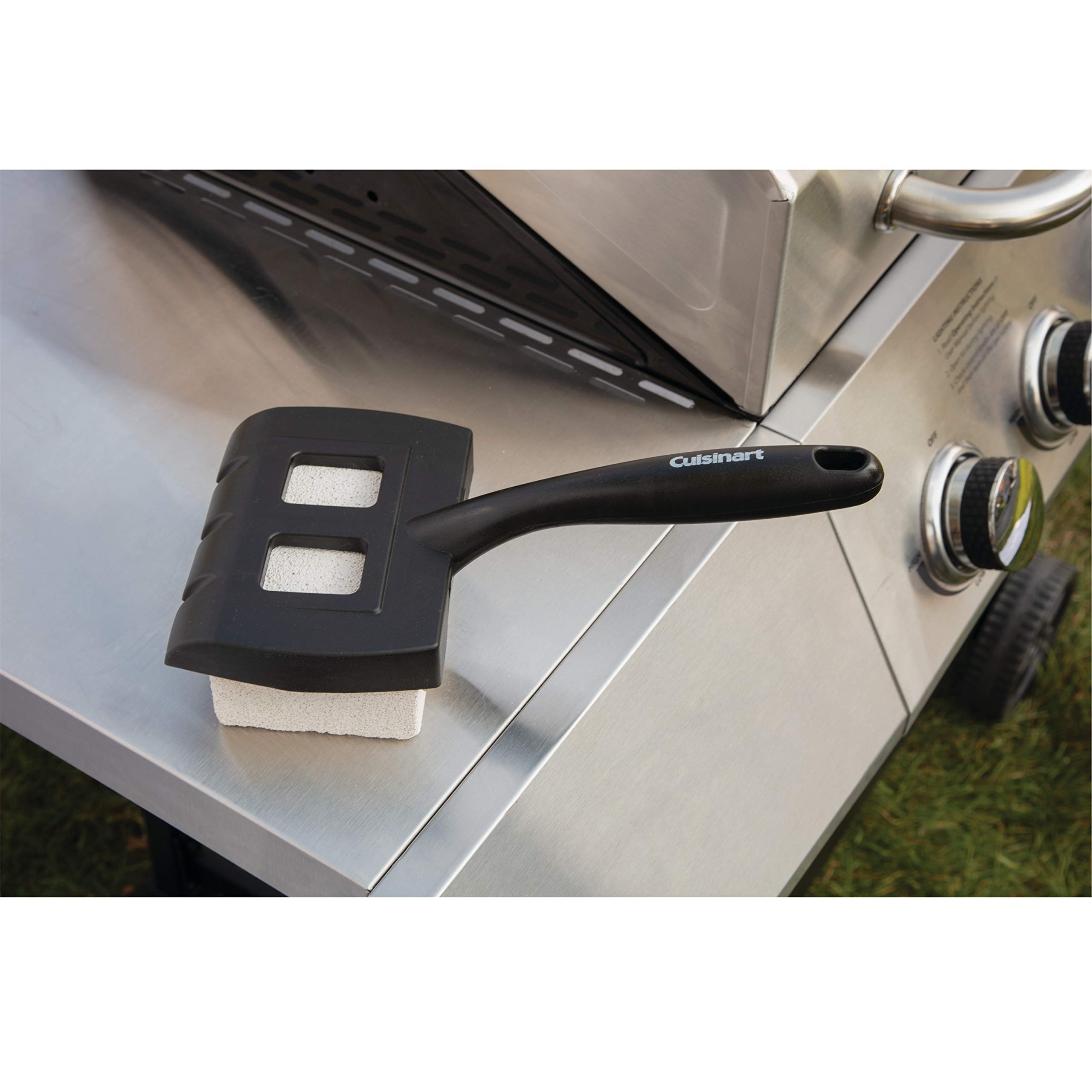 Cuisinart CCK-210 Stone Grill Cleaning Brush, White/Black