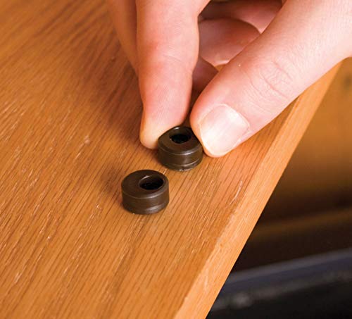 FastCap Euro Door Stop Brown No Screws- 10 Pcs