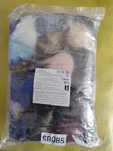 SIQUK 46 Pcs Faux Fur Fluffy Pom Pom Balls with Elastic Loop for Hats Scarves Gloves Bags Accessories (23 Mild Colors, 2 Pcs Each)
