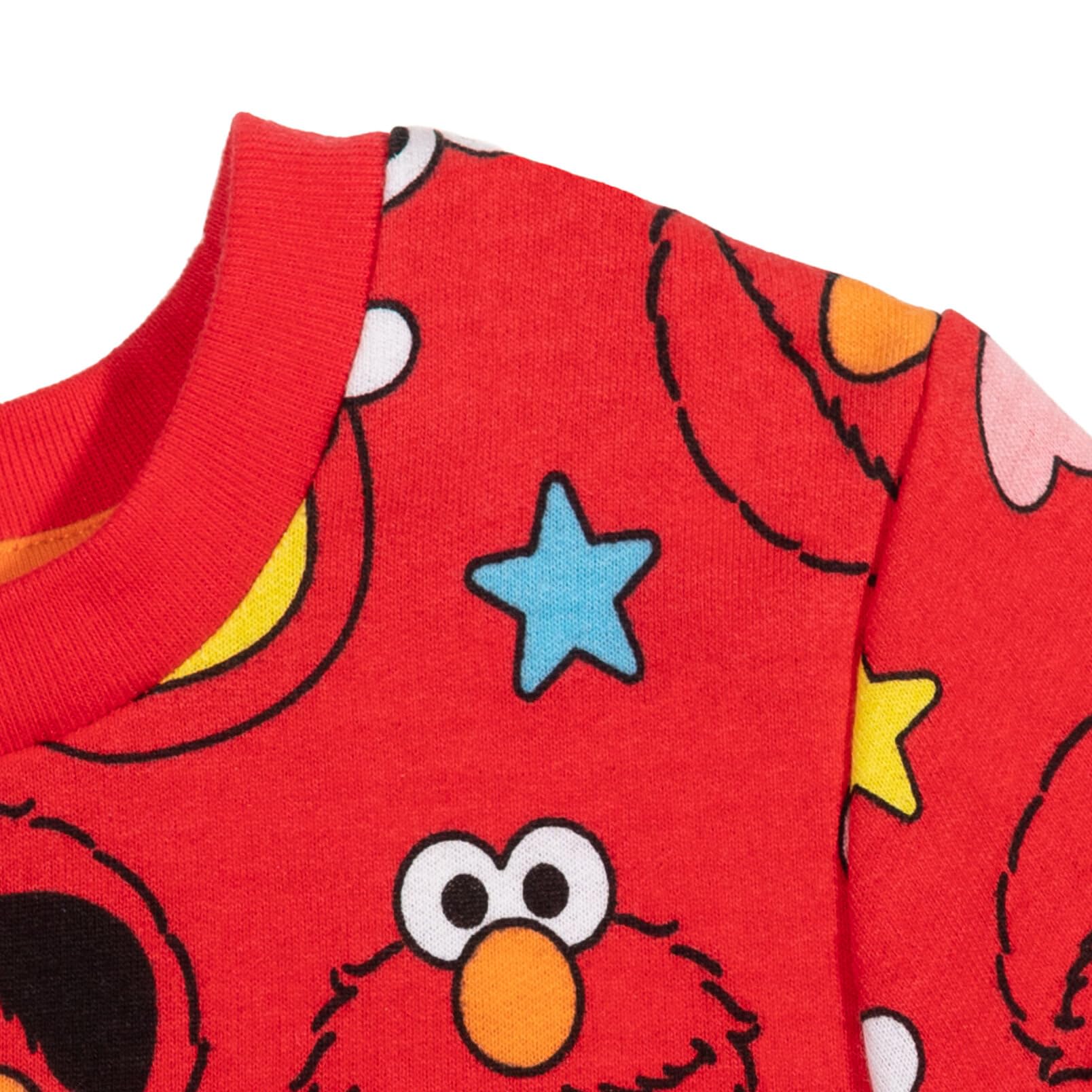 Sesame Street Elmo Toddler Girls Sweatshirt Red 2T