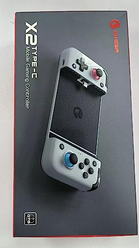 GameSir 2021 Version X2 Type-C Mobile Game Controller for Android Phone (Max 173mm) Xbox Cloud Gaming Google Stadia, 51° Movable Type-C Plug and Play E-Sports Gamepad, with Controller Bag
