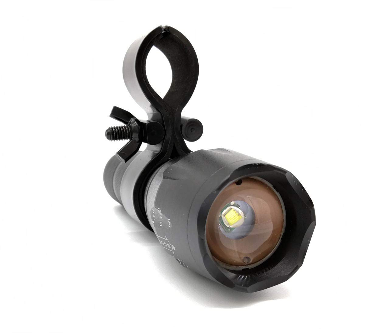 ABLEBRO Gun Scopes Airsoft Rifles Mount Helmet Camera Durable Quick Release Flashlight Mount for Long Gun Rifle High Profile Holder Torch Barrel Clamp Flexible fit for 12-40 mm Tube Scope Riser Mount