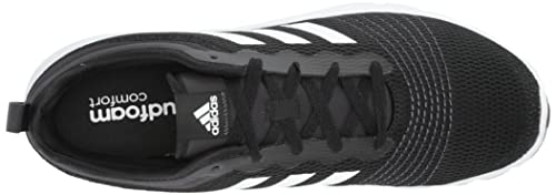 adidas Men's Flex 2 Trail Running Shoe, Black/White/Carbon, 7