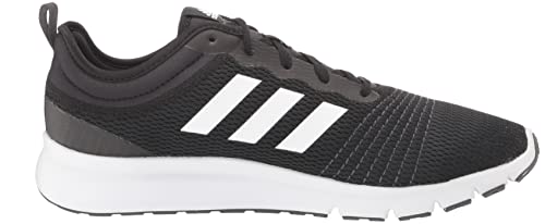 adidas Men's Flex 2 Trail Running Shoe, Black/White/Carbon, 7