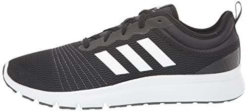 adidas Men's Flex 2 Trail Running Shoe, Black/White/Carbon, 7