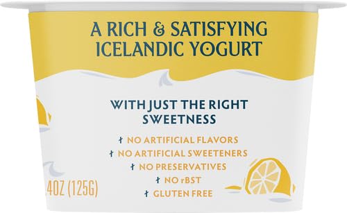 Icelandic Provisions Extra Creamy Skyr Lemon Whole Milk Yogurt, 4.4 oz