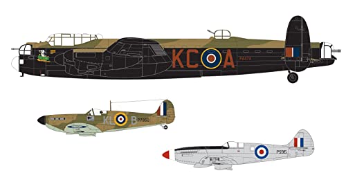Airfix Battle of Britain RAF Memorial Flight 1:72 WWII Aviation Plastic Model Gift Set A50182