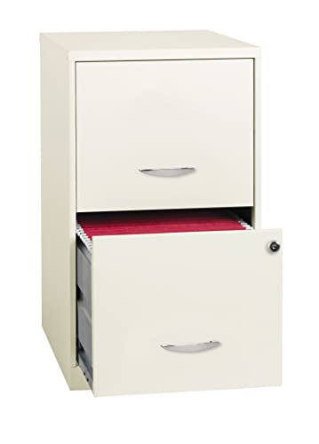 Office Dimensions 18" Deep 2 Drawer Metal File Cabinet