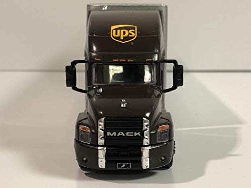 Mack 1/64 2019 Anthem Semi w/ Box Trailer, United Parcel Service (UPS), Greenlight