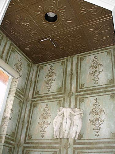 A la Maison Ceilings R159 Cockatoos Foam Glue-up Ceiling Tile (256 sq. ft./Case), Pack of 96, Plain White