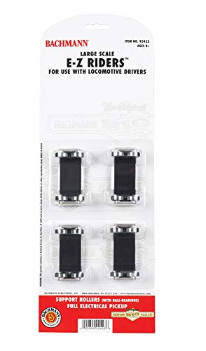 Bachmann Industries Large "G" Scale E-Z Riders with Ball-Bearing Rollers (4 per Pack)