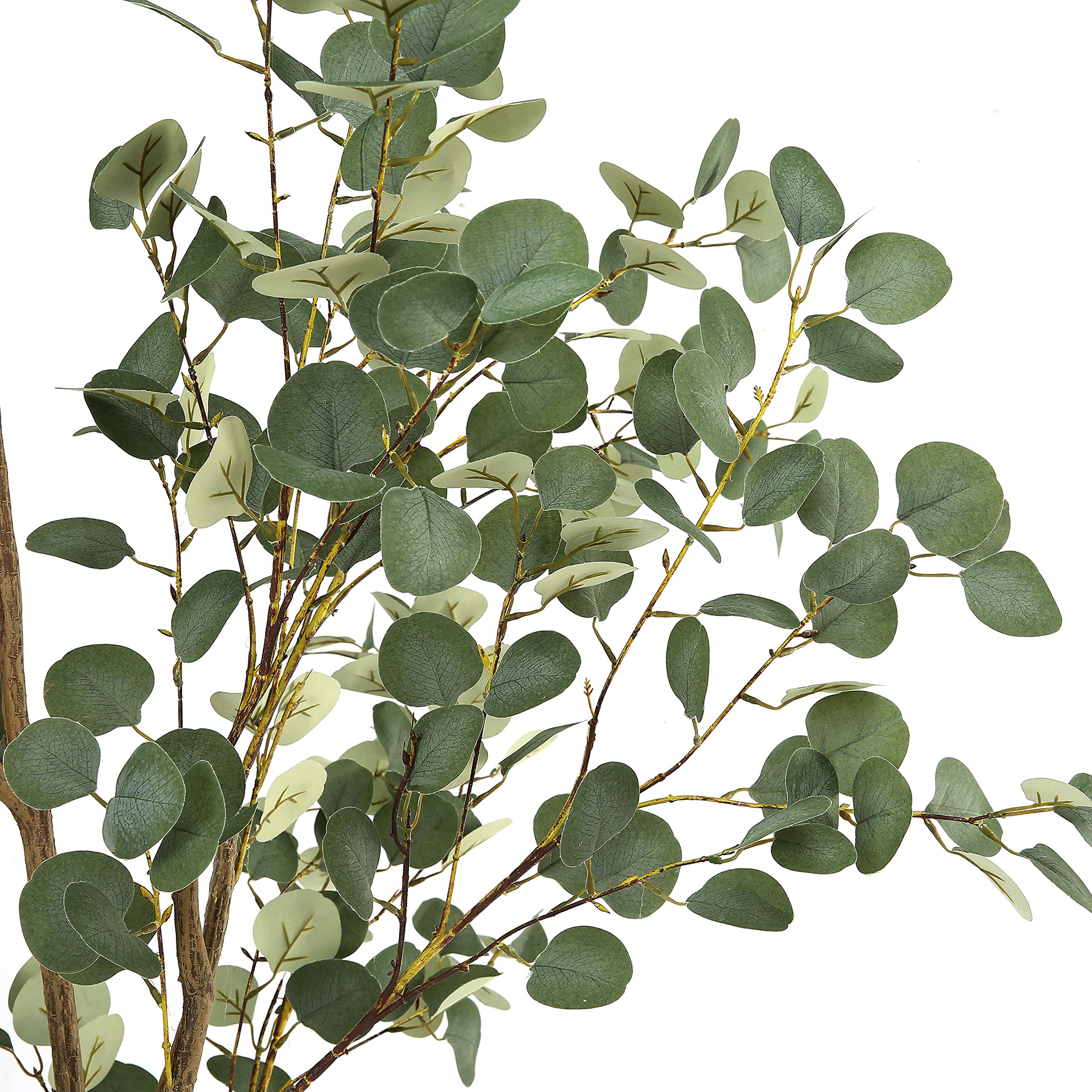 DIIGER Artificial Tree Plant Eucalyptus Tree 6FT Tall, Modern Large Fake Plant Decor in Pot for Indoor Outdoor,Home Office Perfect Housewares Gift Decoration, 71 in Eucalyptus Tree