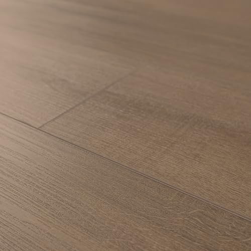 MSI Rutledge 20MIL Luxury Vinyl Flooring, Rigid Core Planks, LVT Tile, Click Lock Floating Floor, Waterproof LVT, Wood Grain Finish, Sample, Walnut Hill Brown