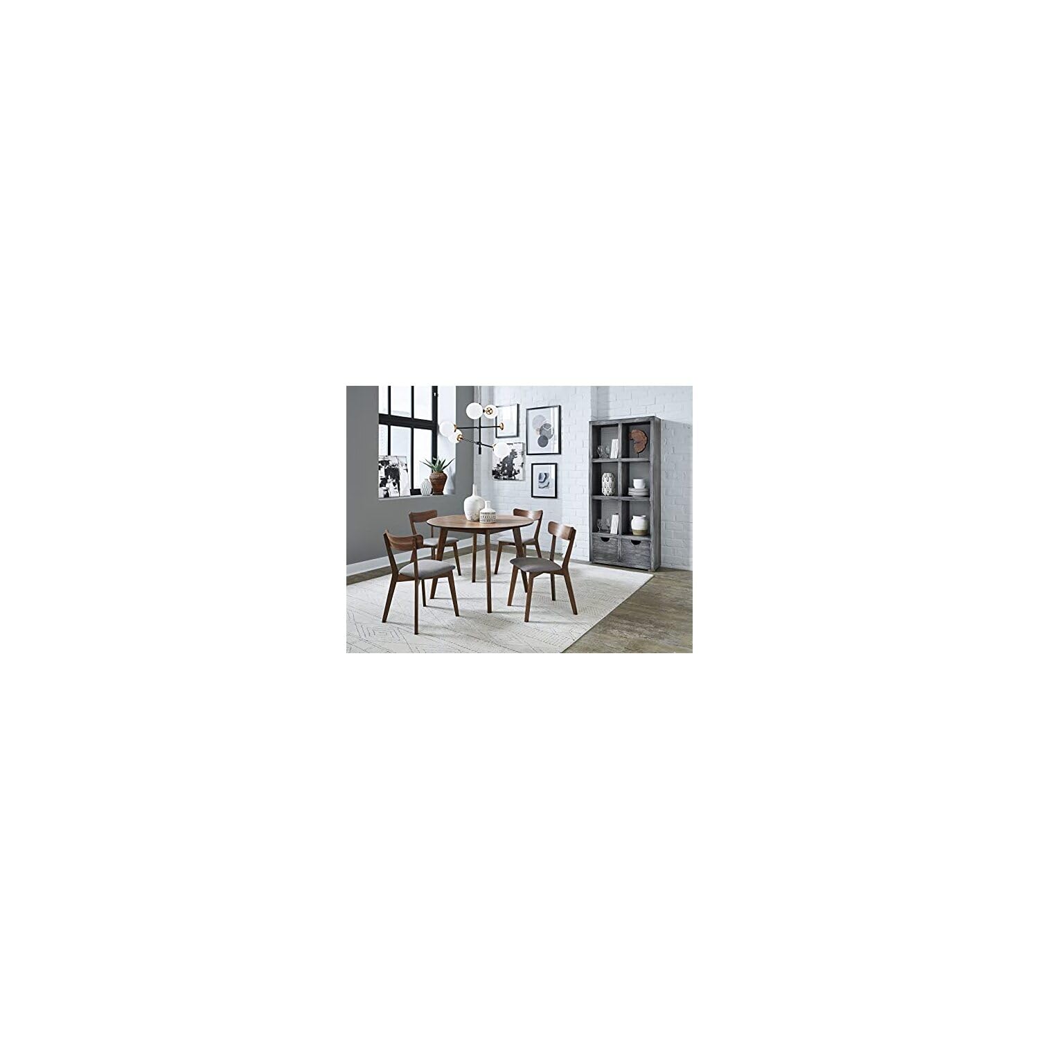 Progressive Furniture Arcade Round Dining Table Walnut