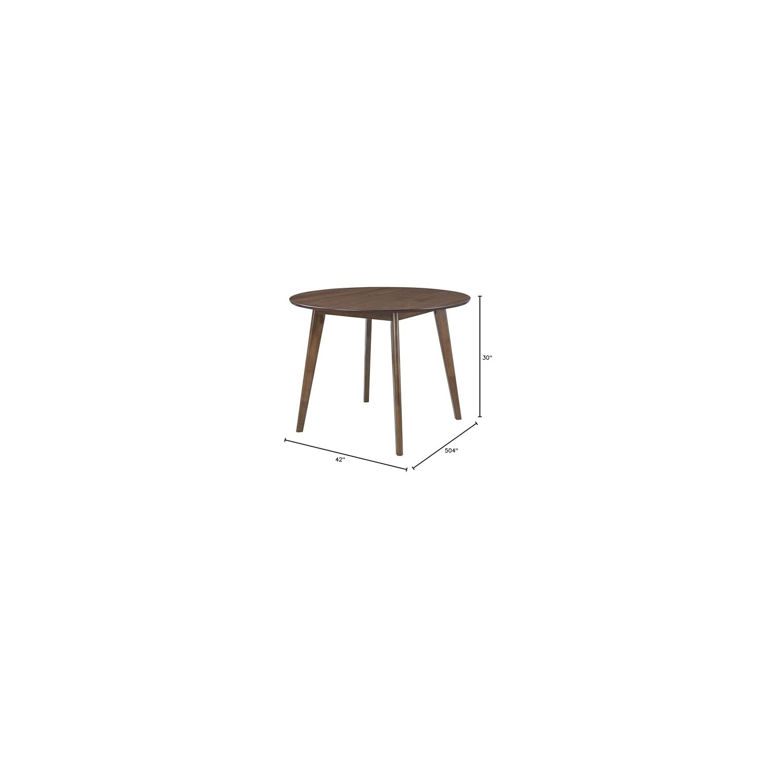 Progressive Furniture Arcade Round Dining Table Walnut