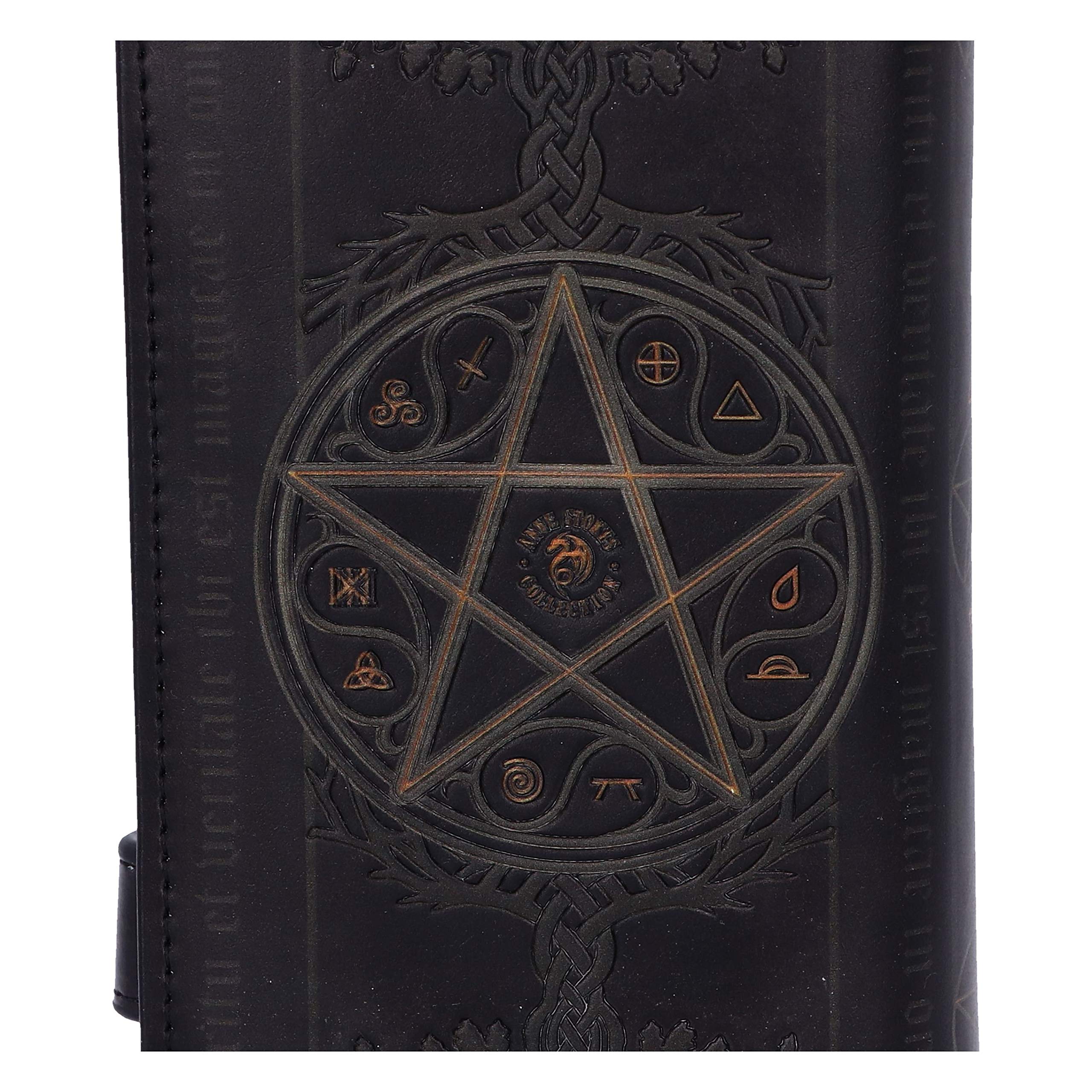 Nemesis Now Anne Stokes The Summoning Witch and Dragon Embossed Purse, Black, 18.5cm, Polyurethane