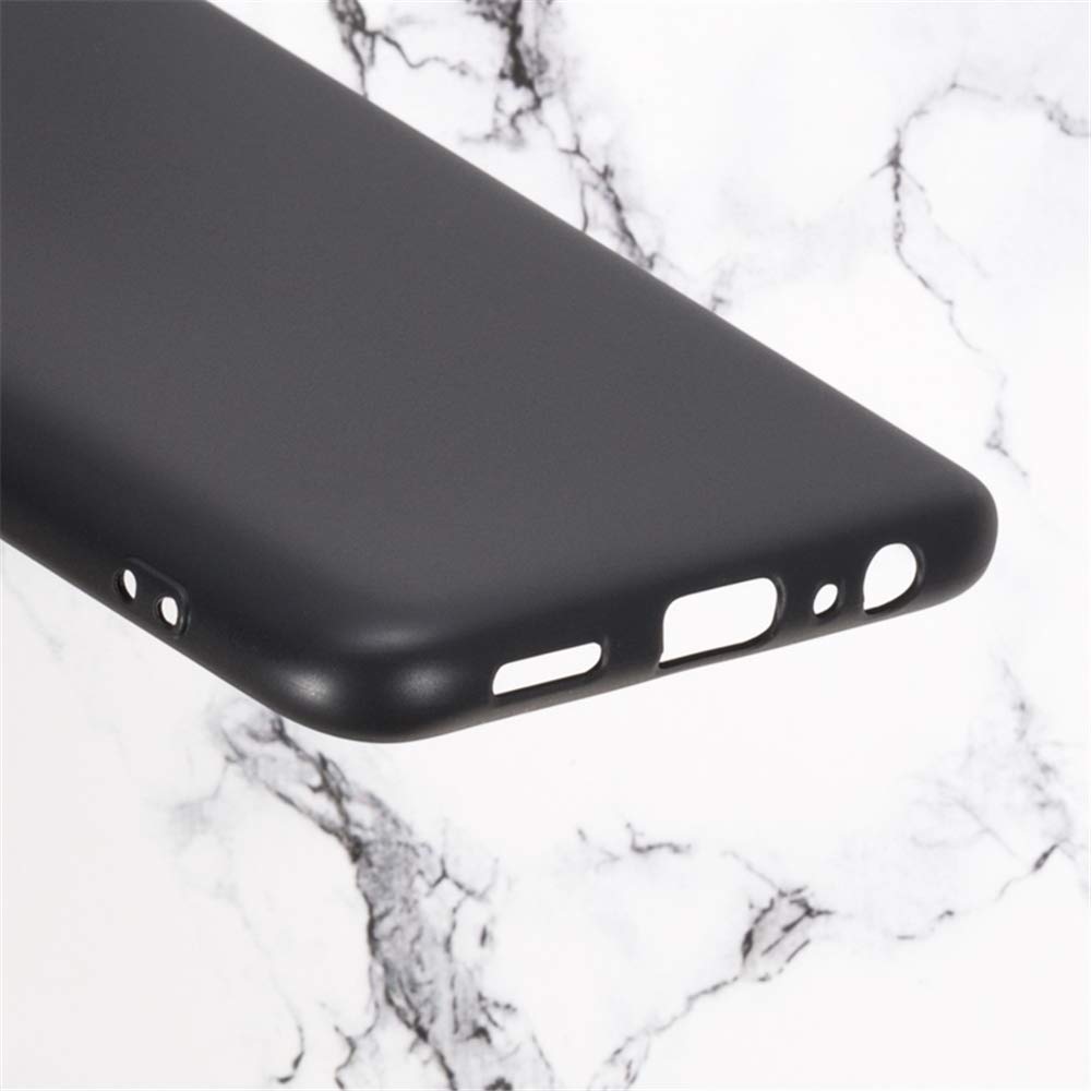 Shantime Oppo Reno 2Z Case, Scratch Resistant Soft TPU Back Cover Shockproof Silicone Gel Rubber Bumper Anti-Fingerprints Full-Body Protective Case Cover for Oppo Reno 2F (Black)