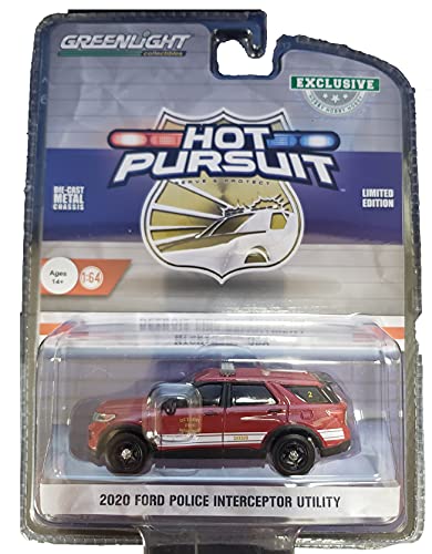 Collectibles Greenlight 30257 Hot Pursuit 2020 Police Interceptor Utility Detroit Fire Department (Hobby Exclusive) 1:64 Scale
