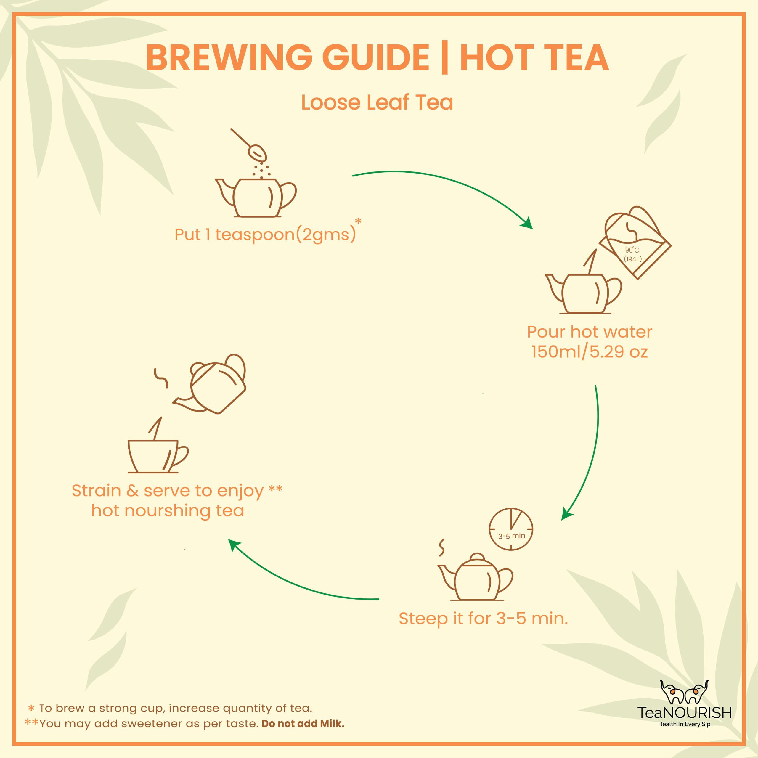 TeaNOURISH Darjeeling Autumnal Classic Black | Autumn Flush Loose Leaf | Strong, Robust Taste & Aroma | Freshly Sourced Direct From Origin | Brew Hot or Iced Tea - 3.53oz/100g