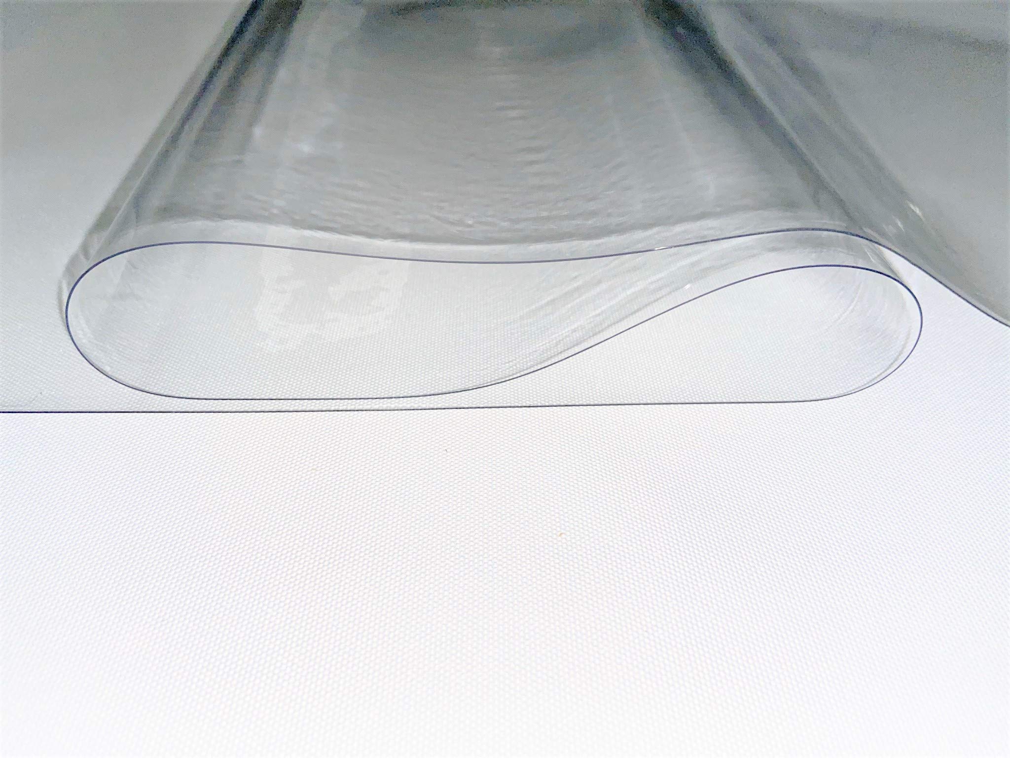 Clear Marine Vinyl 20 Gauge Double Polished 54 Inches Wide by 5 Yards