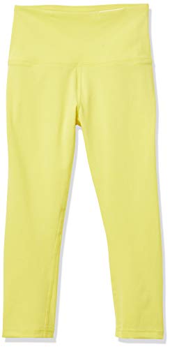 Amazon Essentials Women's Active Sculpt High Rise Capri Legging (Available in Plus Size), Bright Yellow, Medium