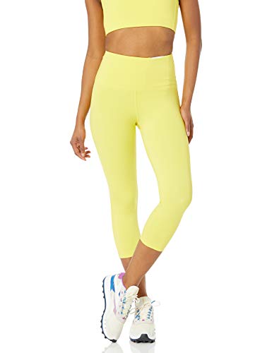 Amazon Essentials Women's Active Sculpt High Rise Capri Legging (Available in Plus Size), Bright Yellow, Medium
