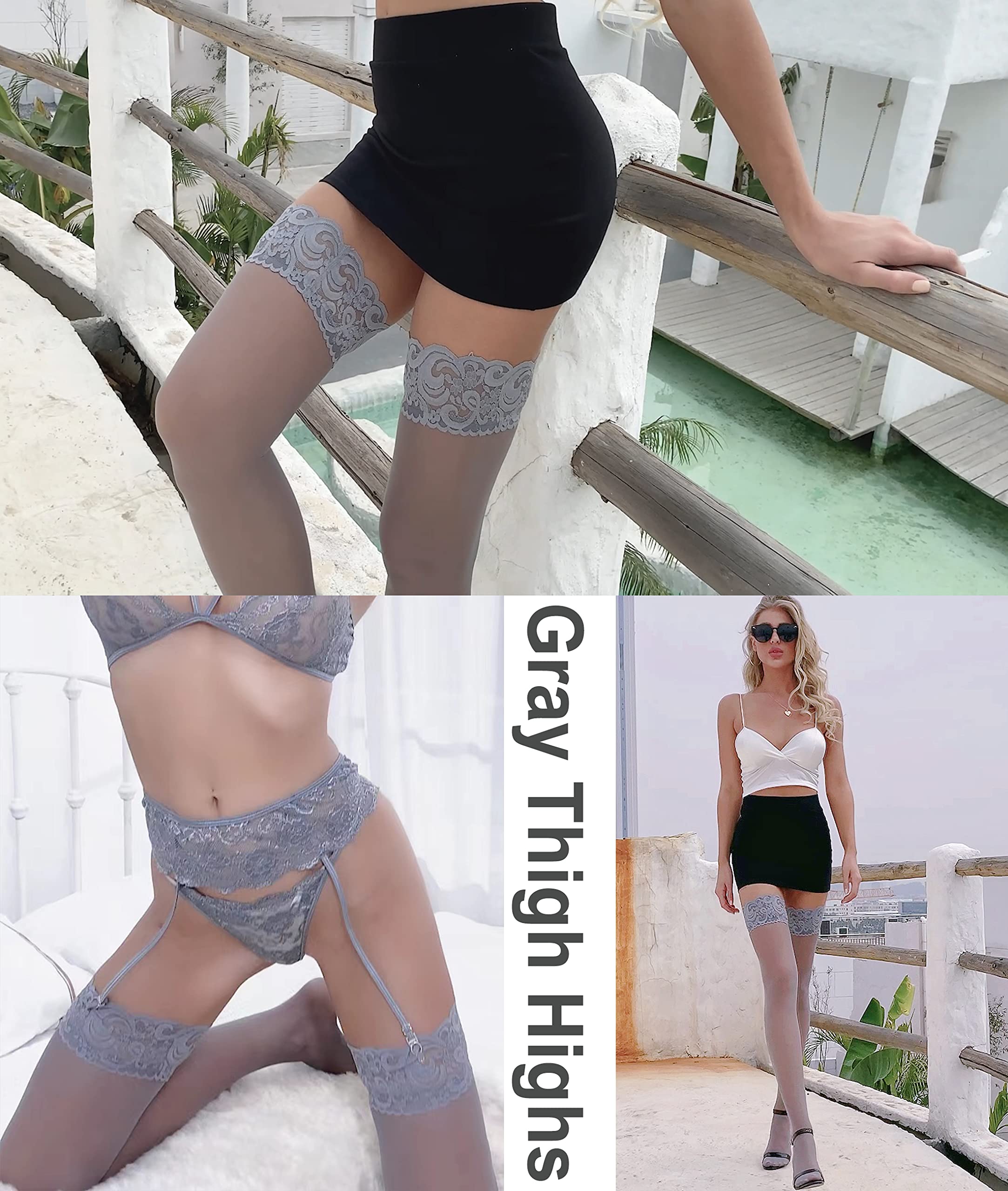 Lidogirl Lace Top Thigh High Stockings