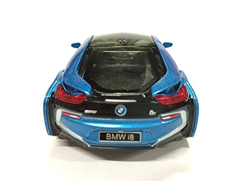 KiNSMART BMW i8 SetOf4 5" 1:36 Scale Die Cast Metal Model Toy Car w/ Pullback Action
