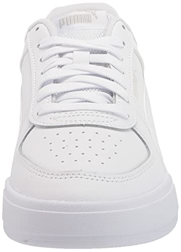 PUMA Men's CAVEN Sneaker, Puma White-Gray Violet, 10
