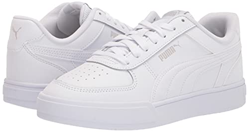 PUMA Men's CAVEN Sneaker, Puma White-Gray Violet, 10
