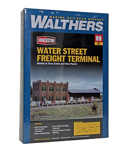 Walthers Cornerstone HO Scale Model Water Street Freight Term Structure Kit