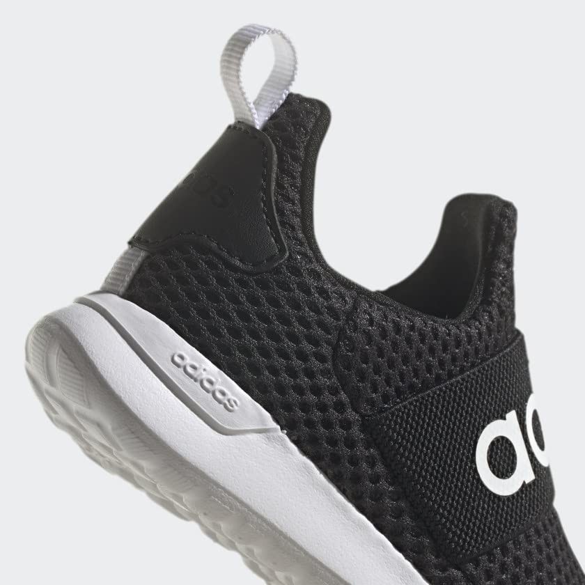 adidas Kids Lite Racer Adapt 4.0 Running Shoe, Black/Black/White, 10 US Unisex Toddler