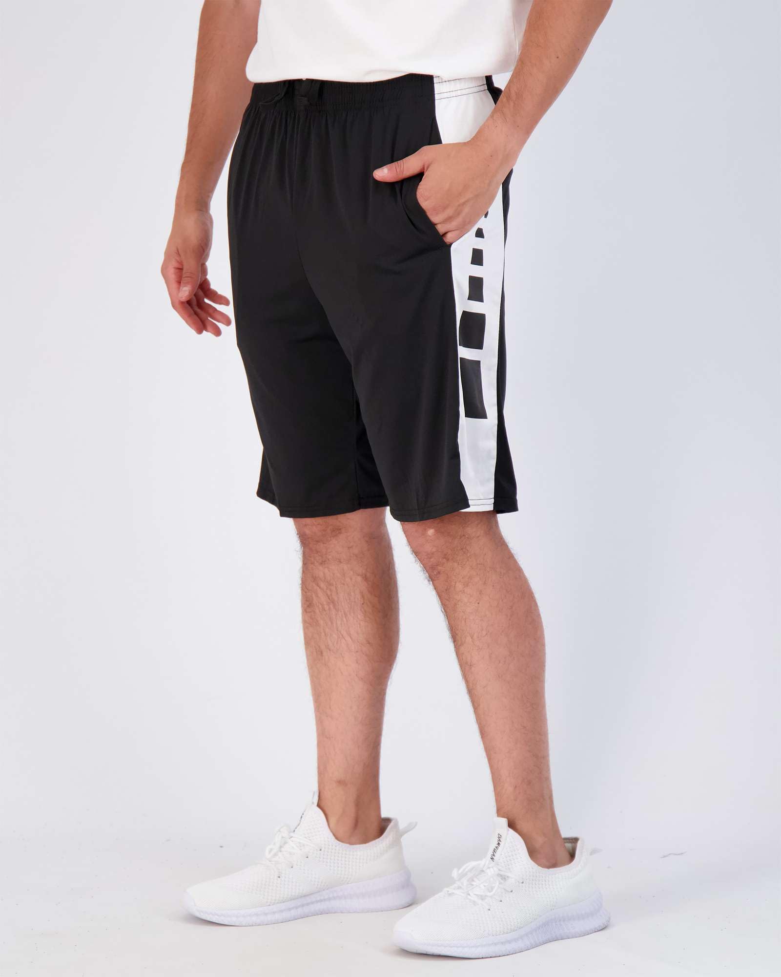 5 Pack Men’s Active Quick Dry Fit Short Pockets Athletic Running Gym Basketball Workout Activewear Sports Men, Set 10, XXL, Pack of 5