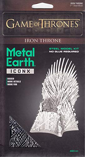 Metal Earth Premium Series Game of Thrones Iron Throne 3D Metal Model Kit Fascinations