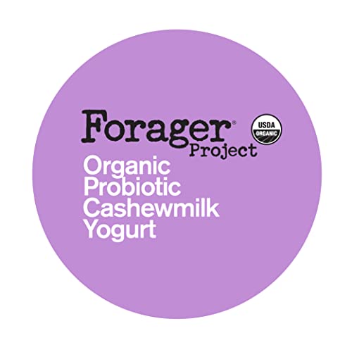 Forager Project Organic Cashewmilk Yogurt, Unsweetened Vanilla Bean, 24-Ounce
