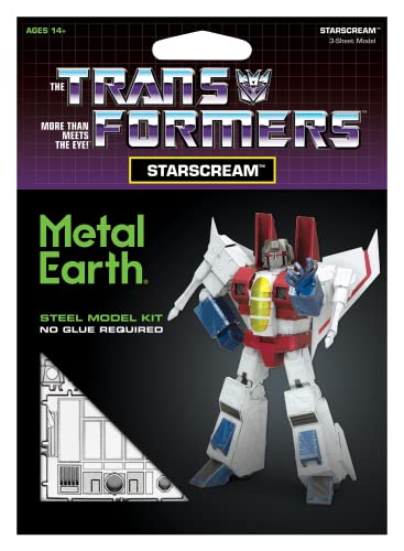 Metal Earth Transformers Starscream Color 3D Metal Model Kit Fascinations