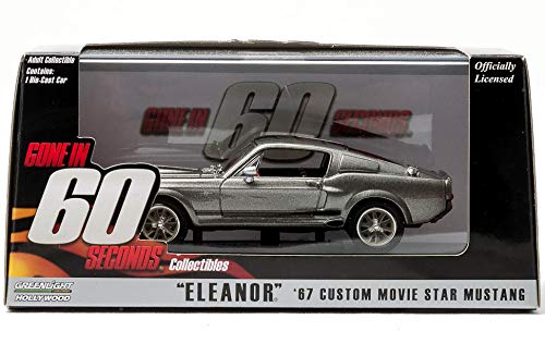 1967 Ford Shelby Mustang GT500 "Eleanor" "Gone in Sixty Seconds" Movie (2000) 1/43 by Greenlight 86411