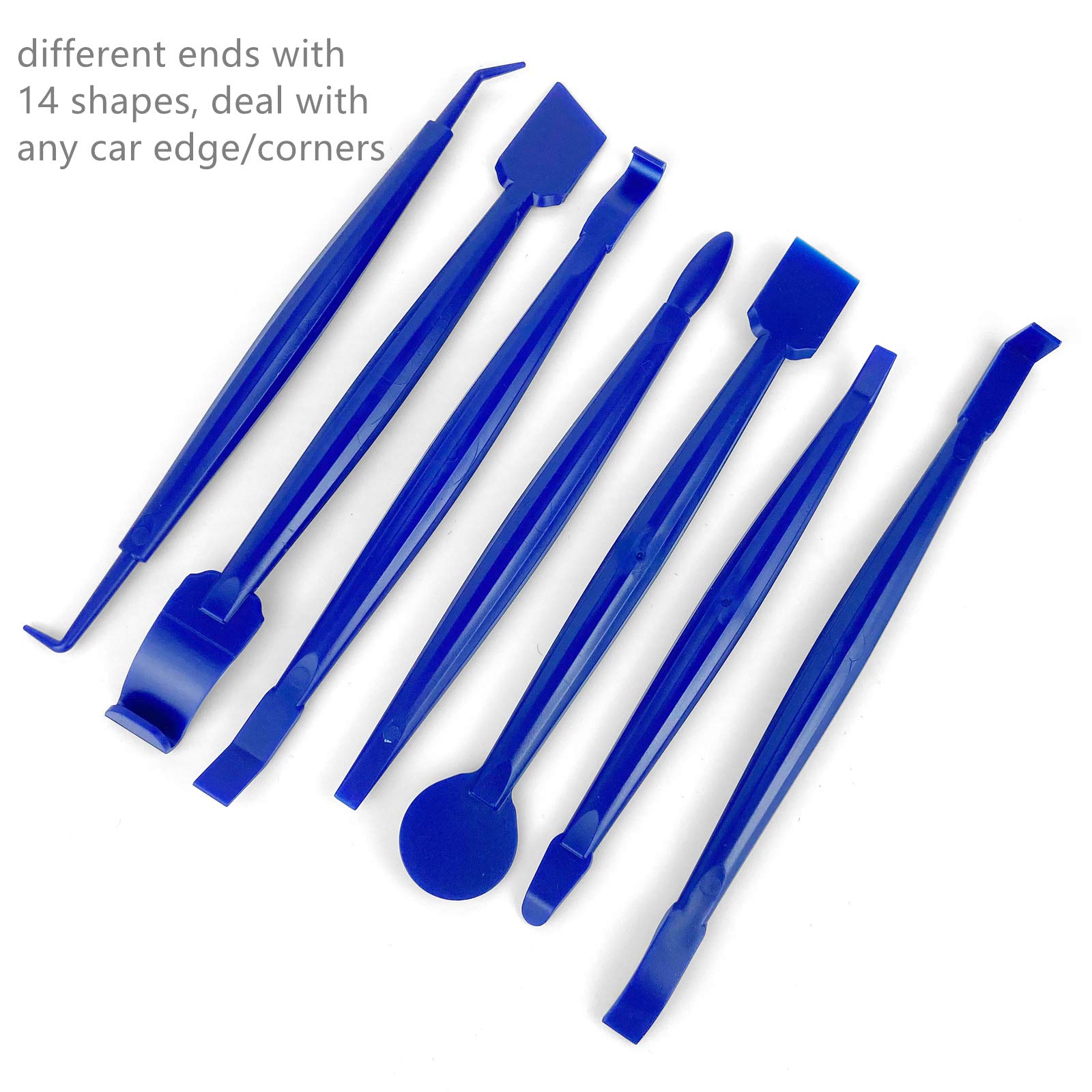 Car Install Tools for Vinyl Wrap, Vehicle Tint Window Film Kit Includes Vinyl Wrap Magnets, Edge Trimming Tools, Felt Squeegee, Wrapping Cutter, 9mm Knife
