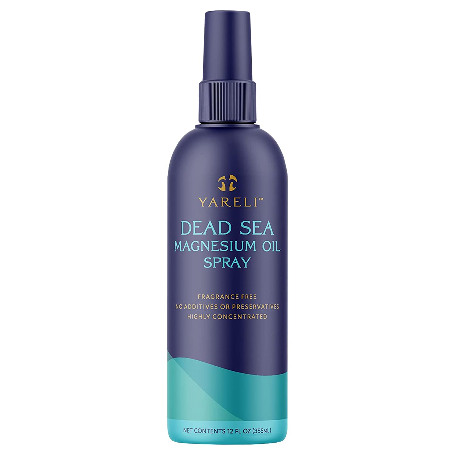 Magnesium Oil Spray, Ultra Absorbent High Strength Dead Sea Magnesium, 12oz, for Better Sleep and Muscle Relaxation