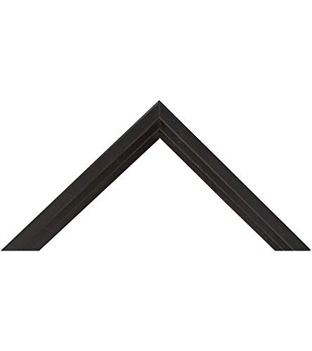 Creative Mark Illusions Floater Frame For 3/4" Deep Canvases - 16x20 Black- Set of 4, Ideal for Galleries & Home Decor - Wood Float Frame for Canvas Paintings- Complete Hanging Hardware