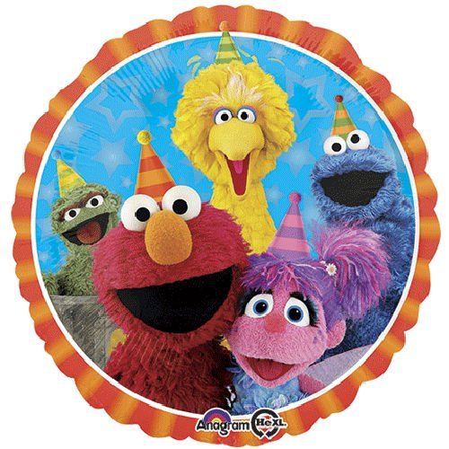 Anagram Party Supplies 1st Birthday Cookie Monster Elmo and Friends Balloon Bouquet