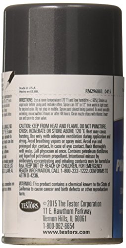 Testors TENAMEL-1253T Aerosol Enamel Paint 3oz-Gray Metallic