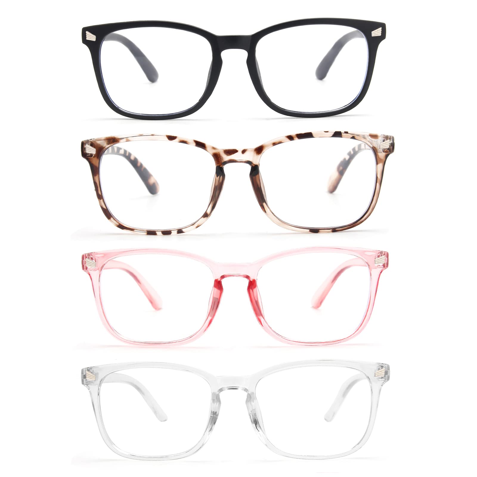 CCVOO Reading Glasses for Women/Men, Eyeglasses, Blue Light Readers for Women/Men, Computer Eye Glasses, Cheaters