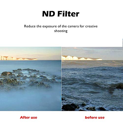 QKOO Neutral Density ND8/16/32 Filters for GoPro Hero 13 12 11 10 9 Black (Works with Media Mod) (Directly Replace The Standard Protective Lens On Your Camera)