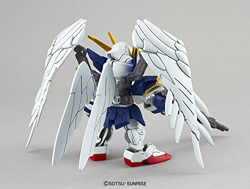 Bandai Hobby SD EX-Standard Wing Gundam Zero Version EW Action Figure, Multi, 8" (BAN202754)