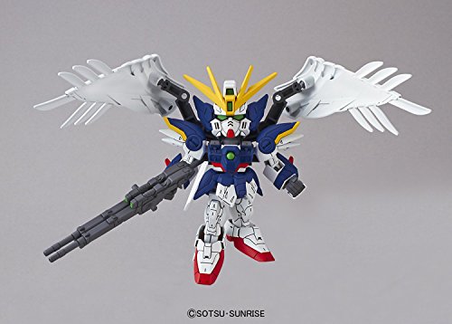 Bandai Hobby SD EX-Standard Wing Gundam Zero Version EW Action Figure, Multi, 8" (BAN202754)