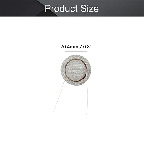 Fielect 20.4mm Tweeter Voice Coil Audio Speaker High Tone Silk Dome Tweeter Accessory for Audio Replacement 2Pcs