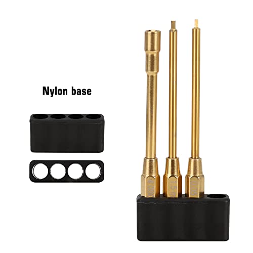 INJORA RC Car Tool Kit- Hex Screwdriver 0.05inch 1.5mm, Hex Nut Drivers 4mm, Screws Kit for Axial SCX24 C10 Deadbolt JLU Gladiator Bronco Other RC Model