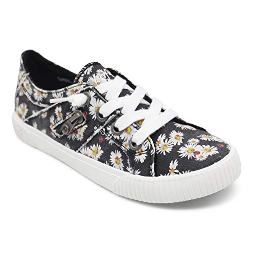 Blowfish Malibu Women's Fruit Sneaker, Lazy Daisy Print Canvas, 8 M US