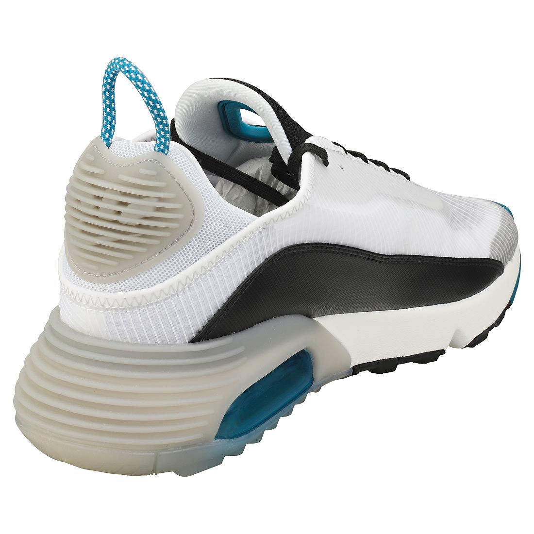 Nike Men's Running Shoe, White Green Abyss Black 100, 9.5